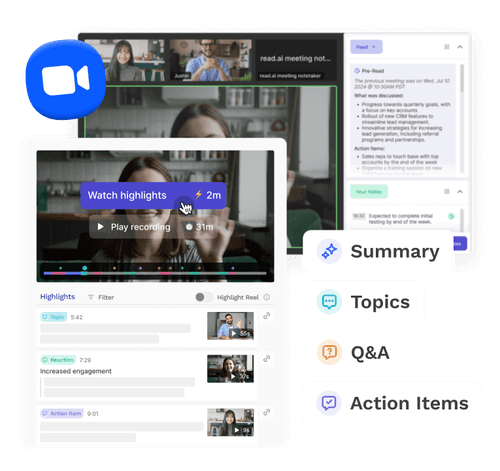 Meeting Summaries, Transcript, Video Playback, and Real-Time Insights ...