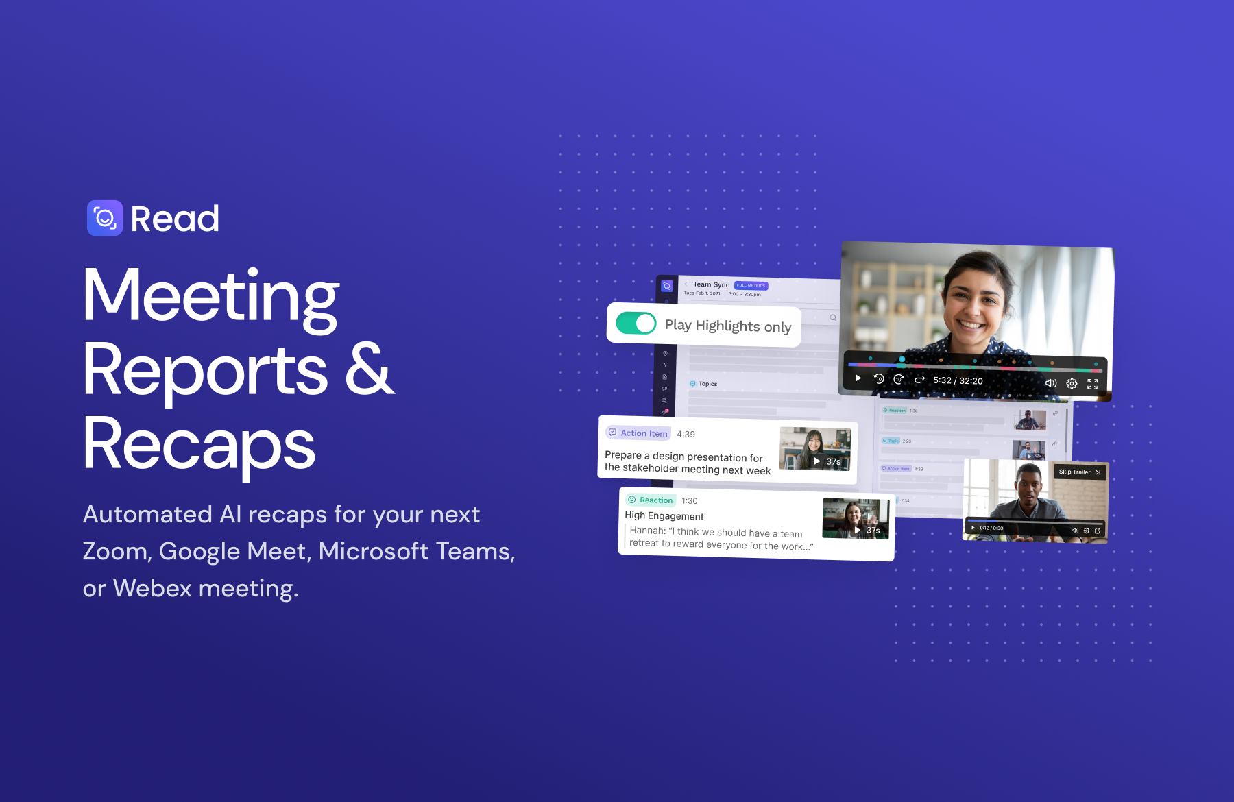 Meeting Recaps, Reports, Recording, Optimization | Read