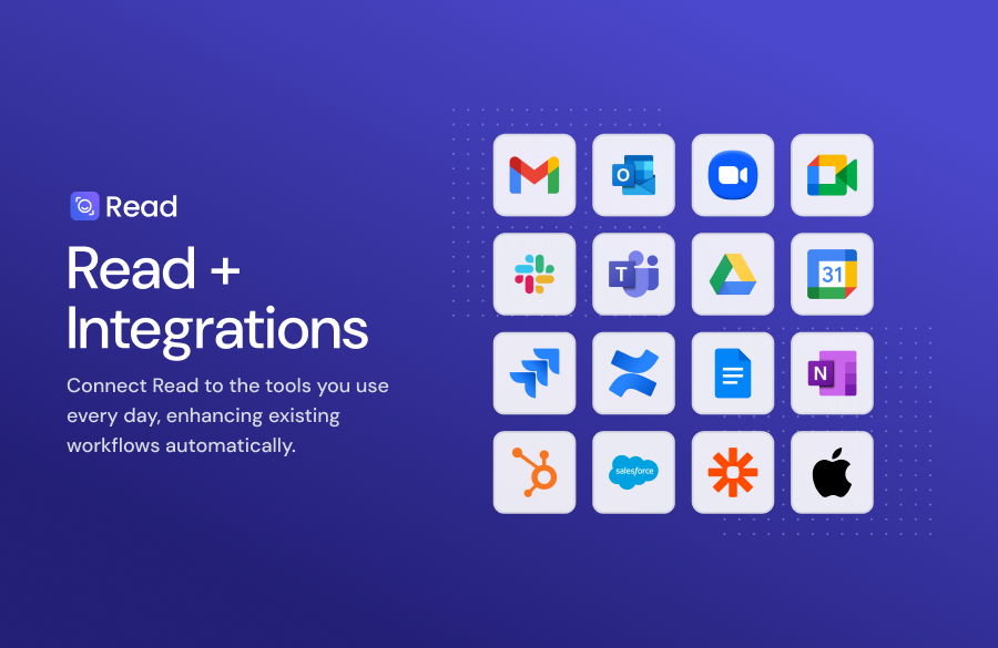 Integrate Read Meeting Reports and Summaries into Apps, Platforms, CRMs ...
