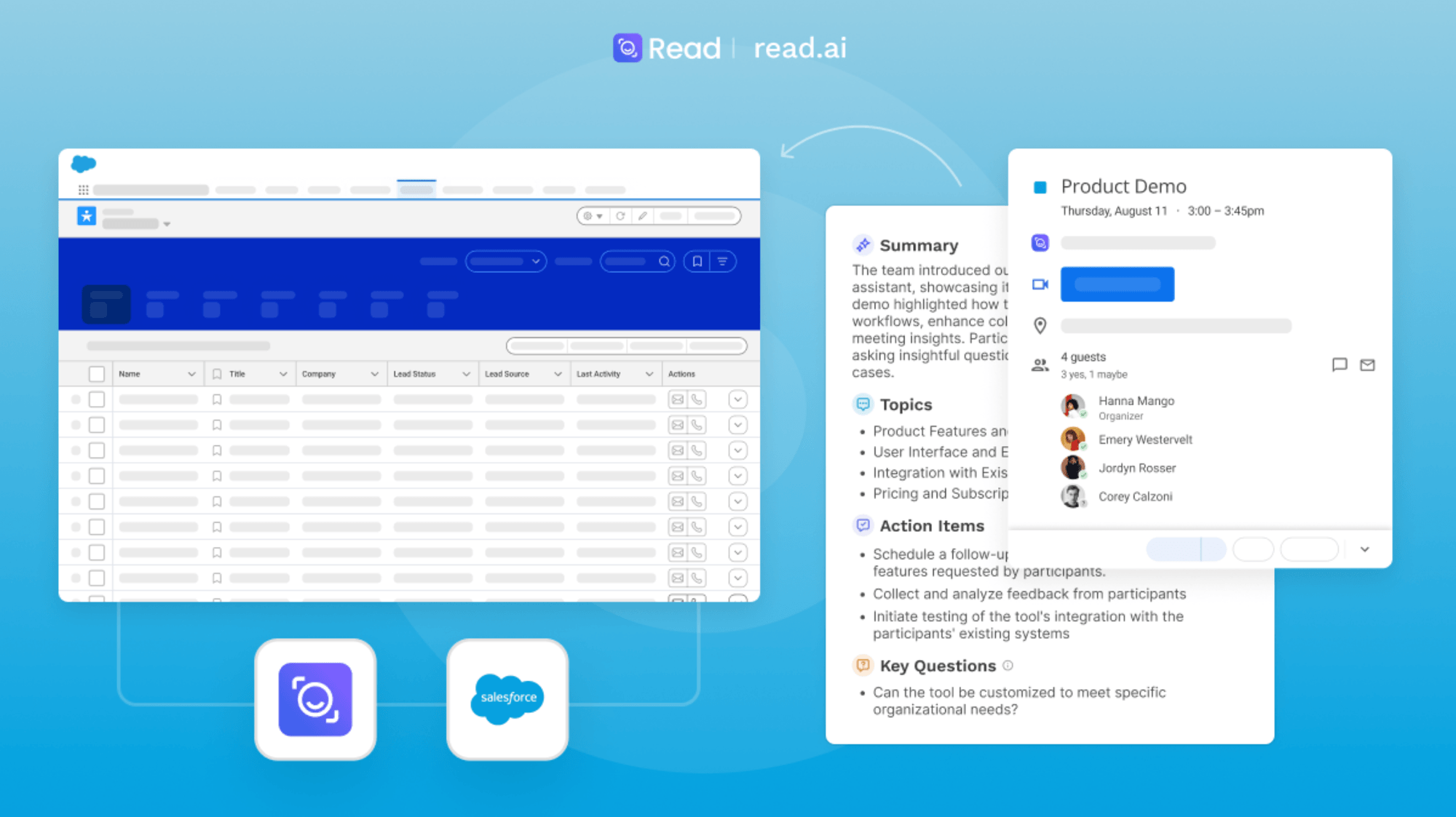 Read AI Launches Direct Integration into Salesforce