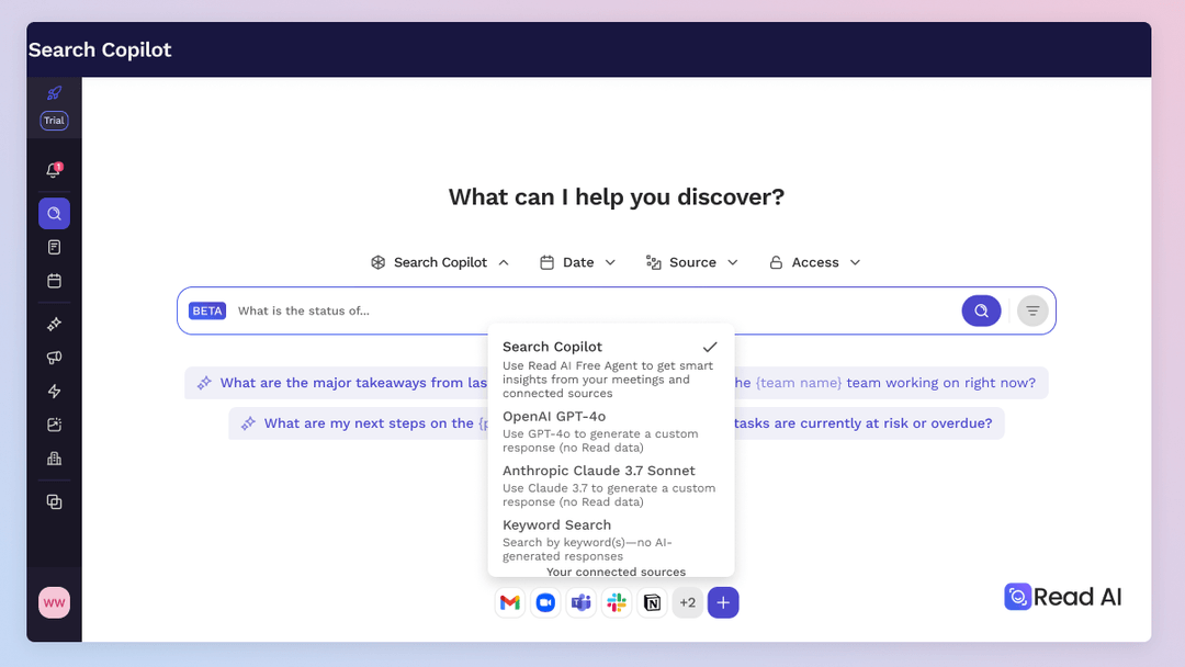 Read AI Users Now Have Direct Access to OpenAI's ChatGPT and Anthropic ...