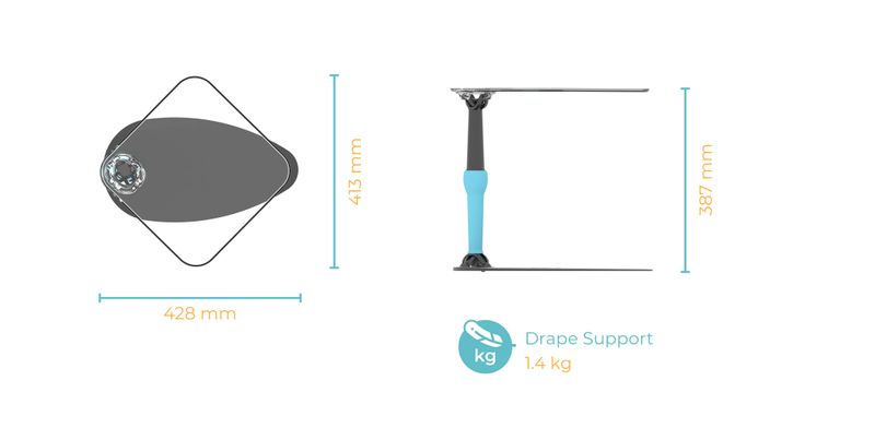 Drape Support - Manage sterility & patient comfort