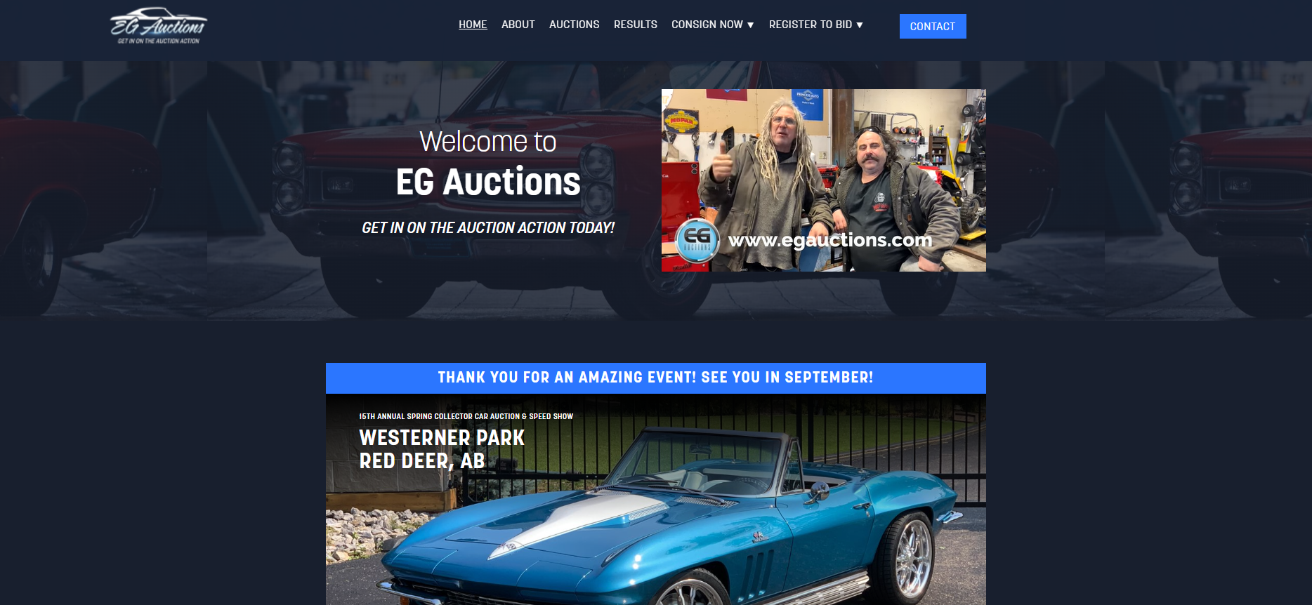EG Auctions | Classic Car & Collector Vehicle Auctions Canada