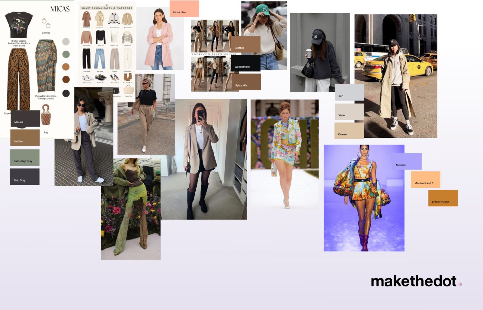 Fashion Design Moodboard Templates