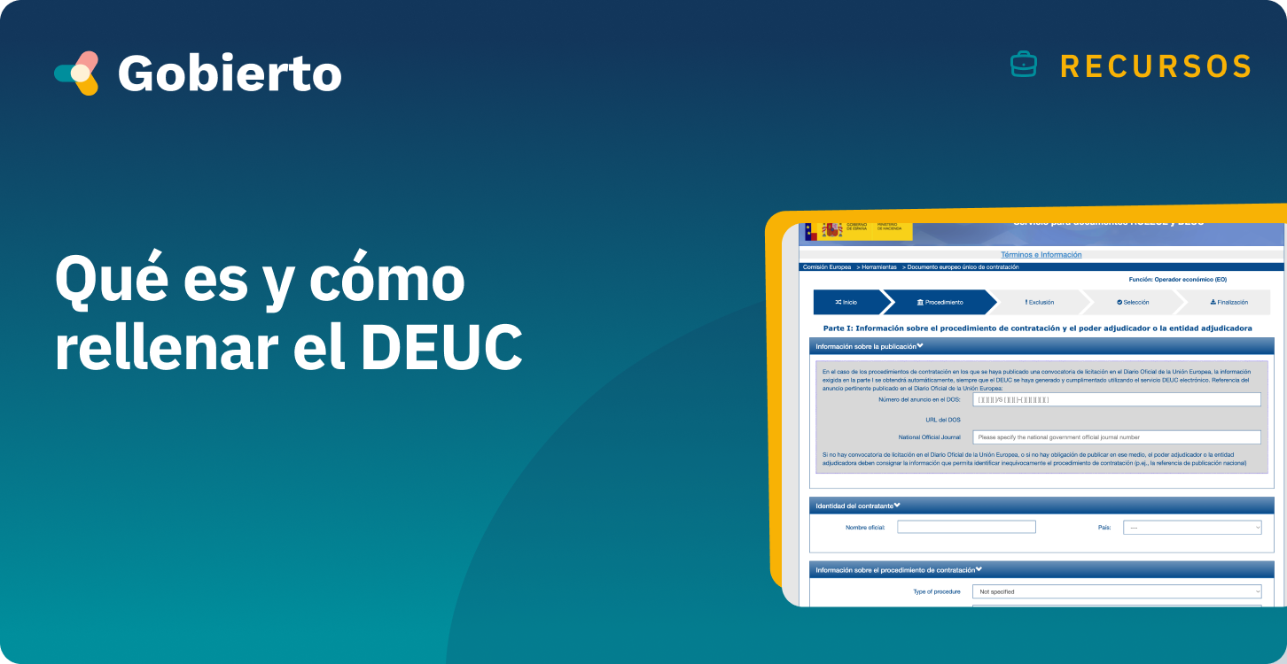 Qué es y cómo rellenar el DEUC