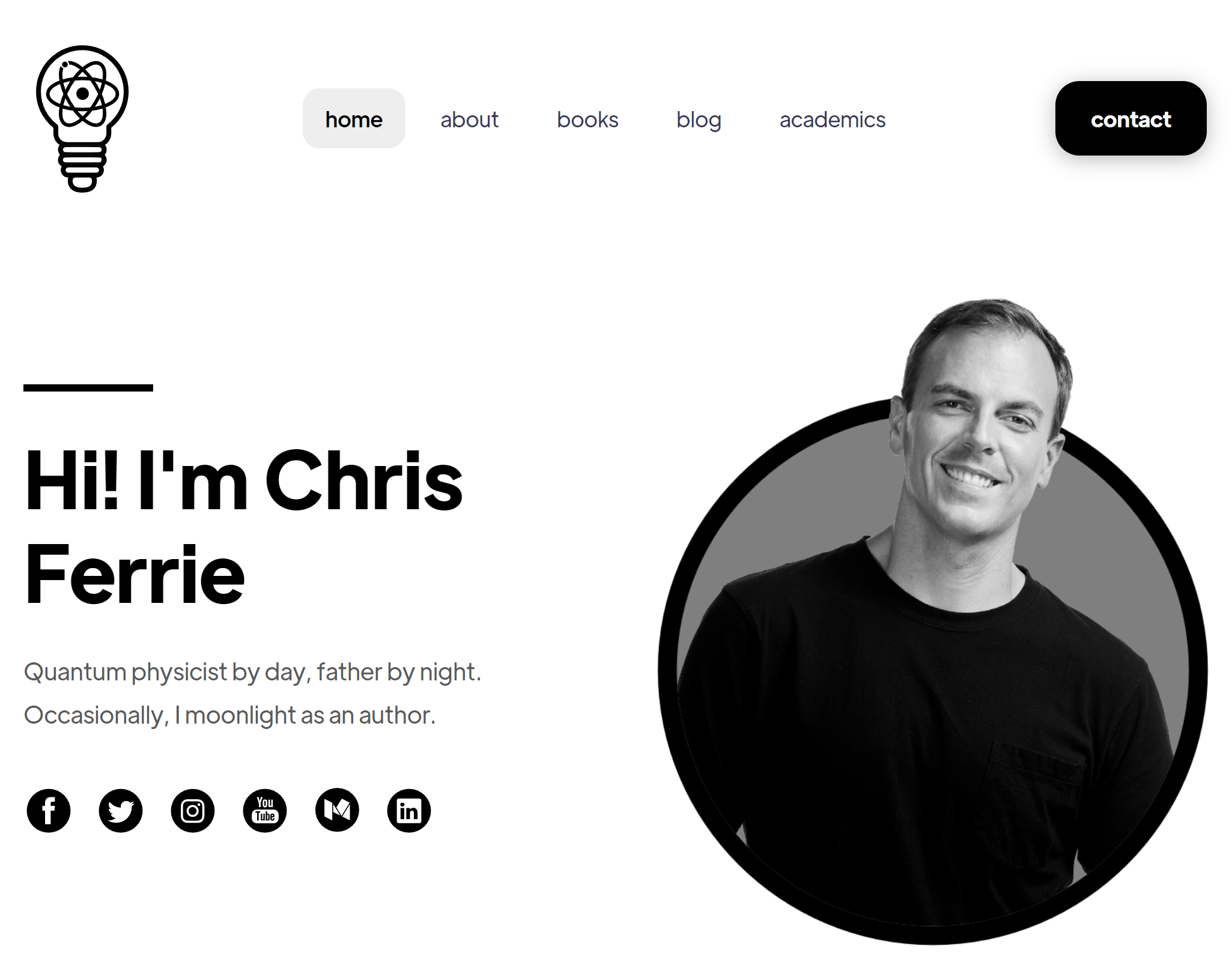 Chris Ferrie | Professor, Founder, Best-selling author