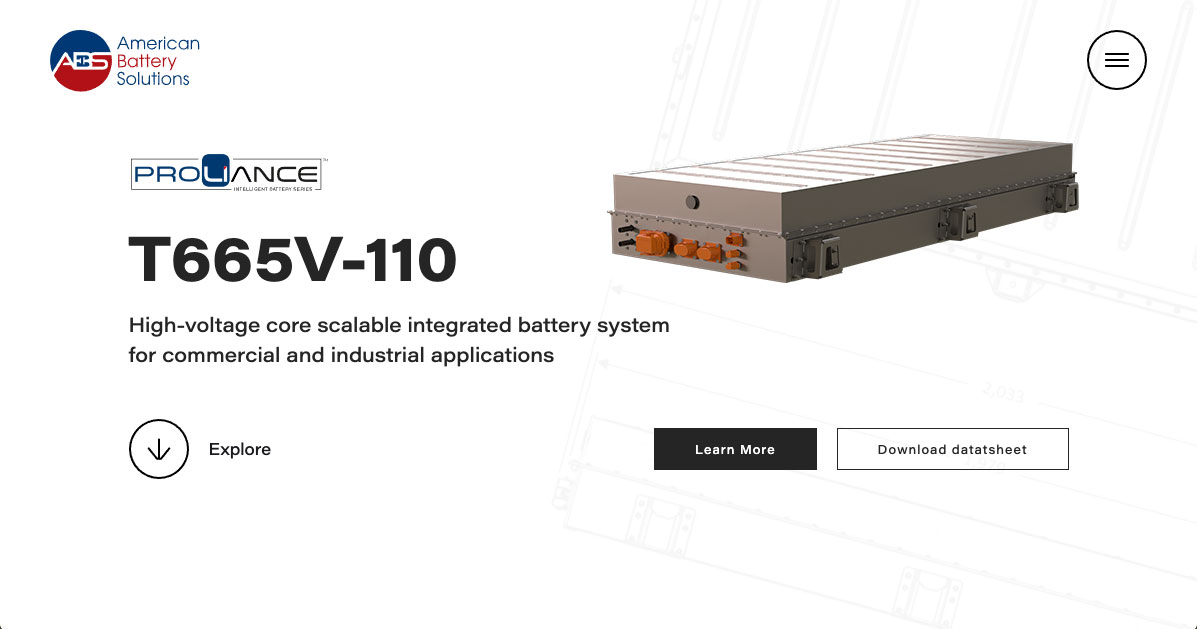 High-Voltage Battery System | T700V-100