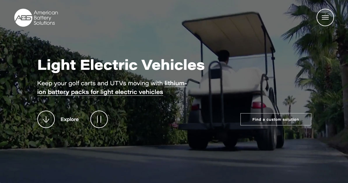 Upgrade to Lithium-Ion Battery Packs for Light Electric Vehicles