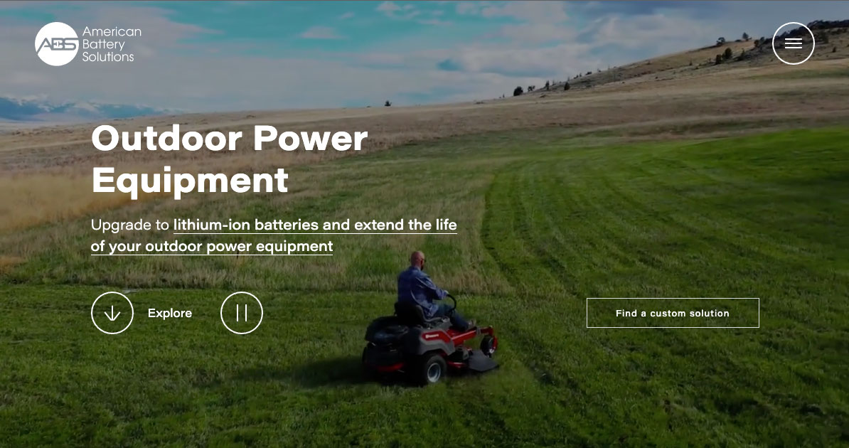 Premium Batteries for Outdoor Power | American Battery Solutions