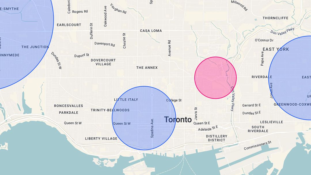 How to Show a Radius on Google Maps - Atlist