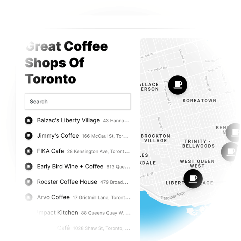 Create Custom Maps for Wix | Atlist