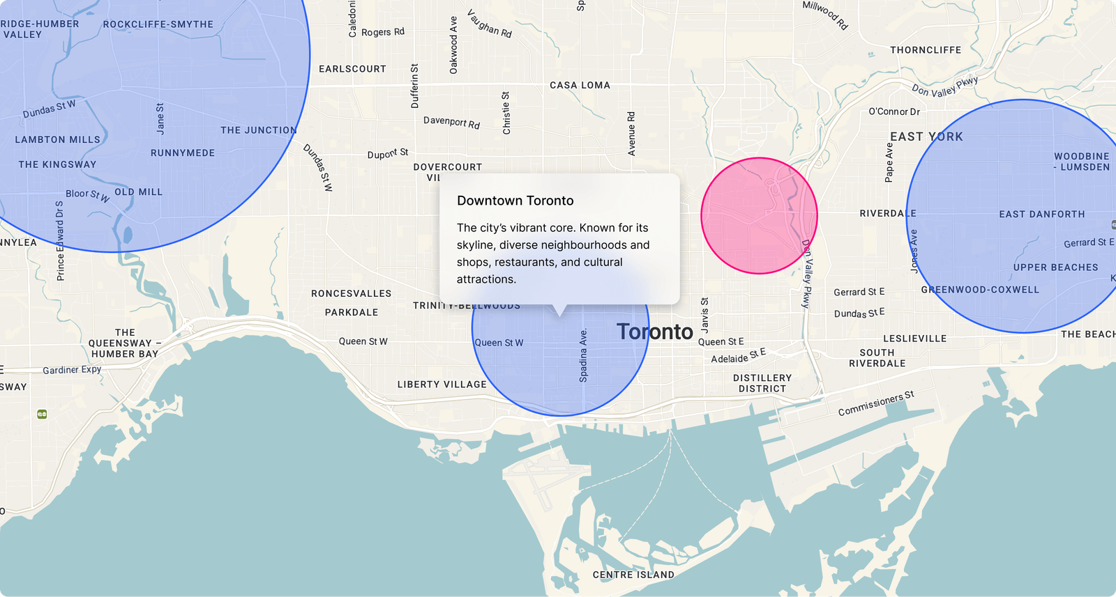 Create Custom Radius Maps and Draw Circles | Atlist
