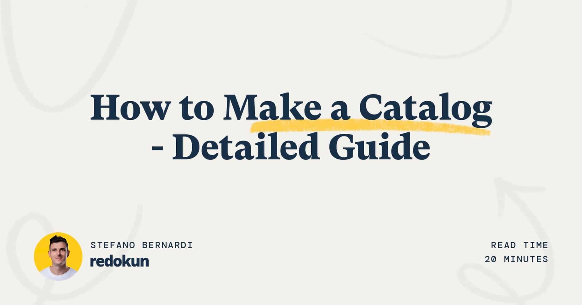 How to Make a Catalog - Detailed Guide | Redokun Blog