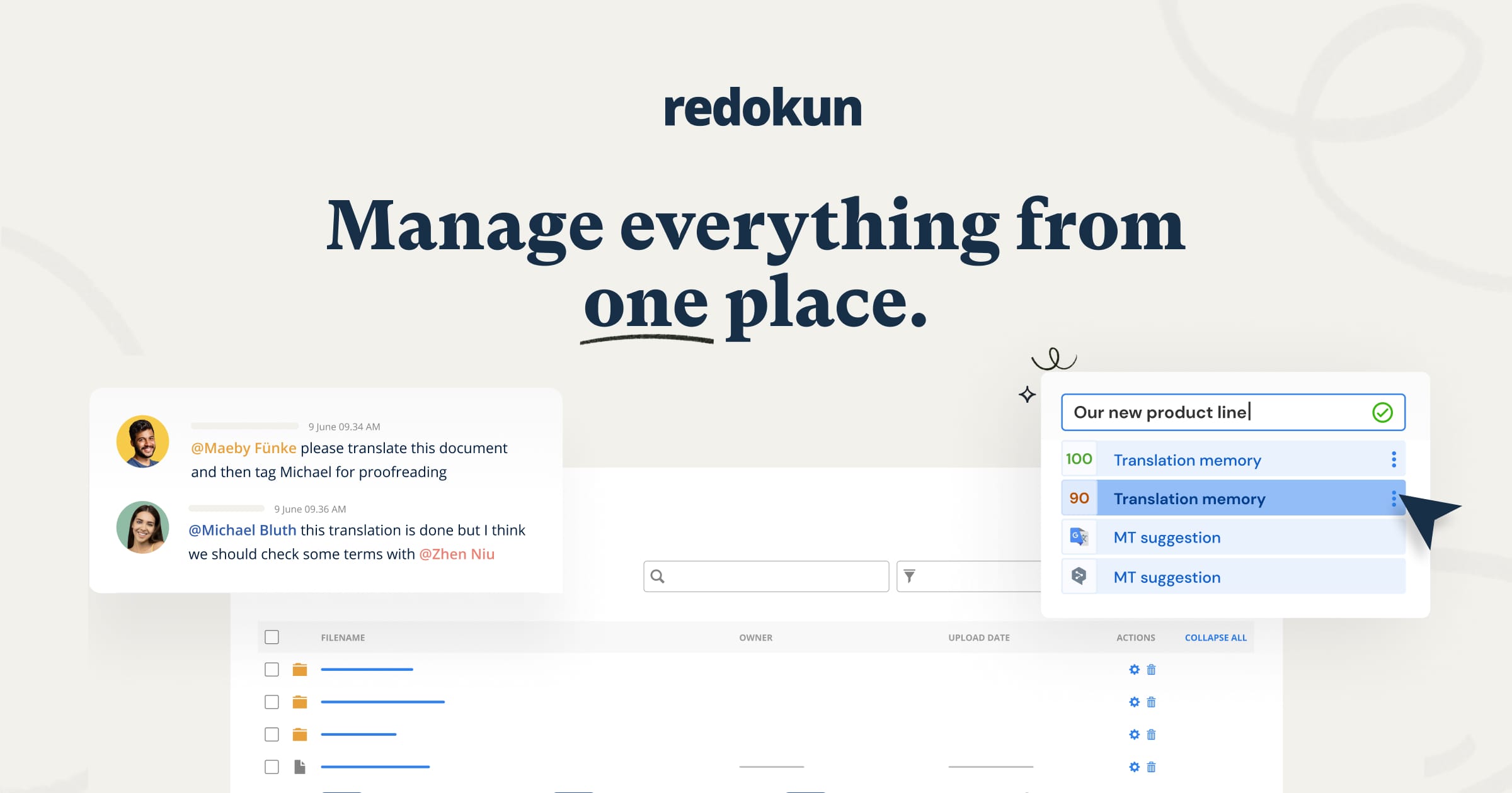 Manage Your Documents Translation From One Place | Redokun