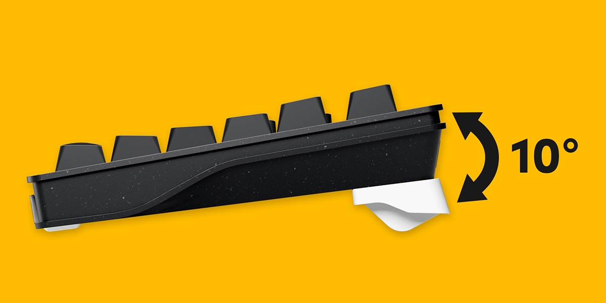 Wooting 80HE - Ergonomics and feet