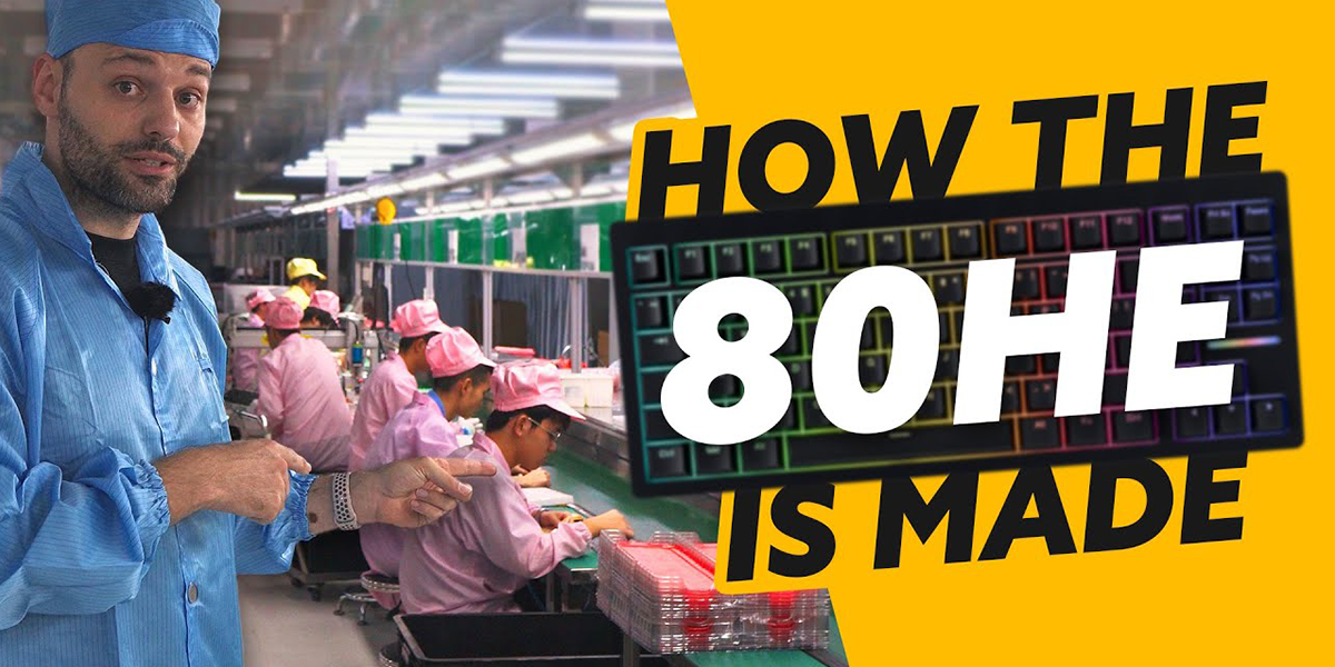 Wooting 80HE factory tour