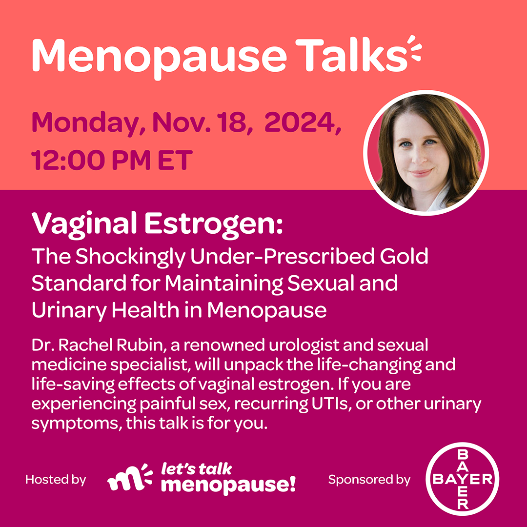 Menopause Talks: Say the M Word | Let's Talk Menopause