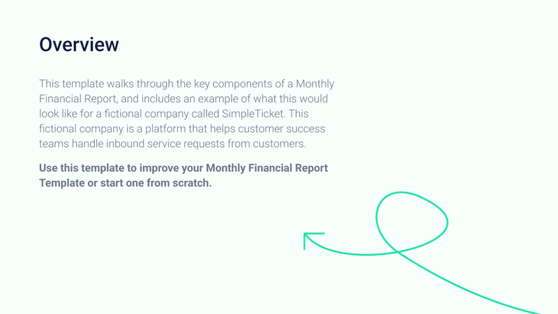 Free Monthly Financial Report Template | Data-Driven & Impactful
