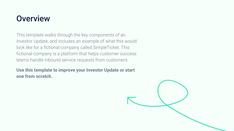Free Investor Update Template | Data-Driven & Impactful