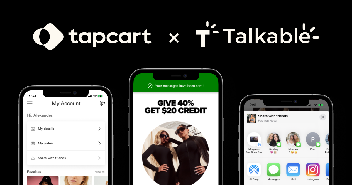 Talkable | Tapcart Integrations
