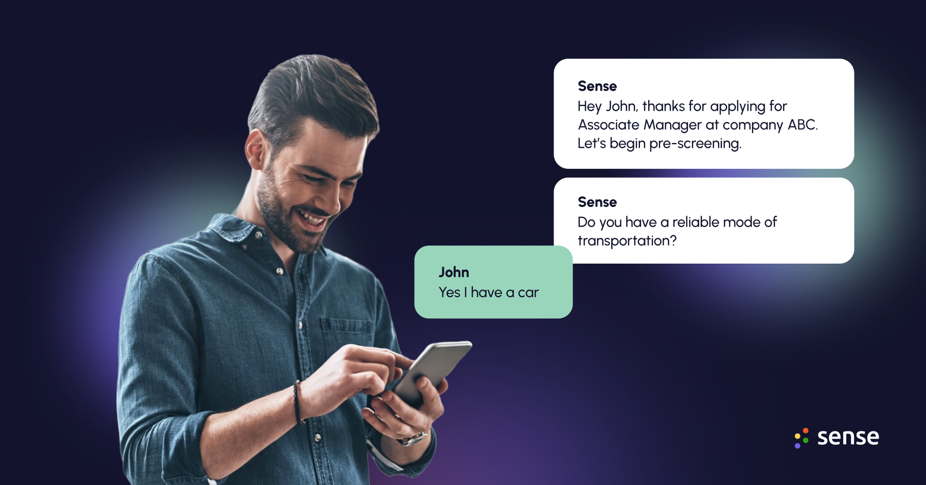 WhatsApp for Recruiting | Sense Messaging