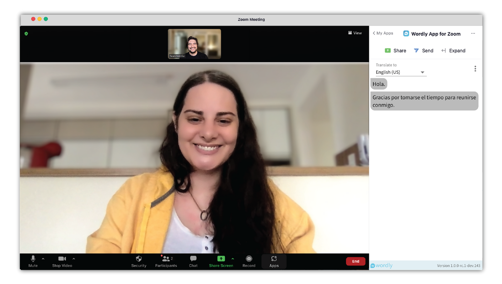 Zoom Translation | Wordly AI