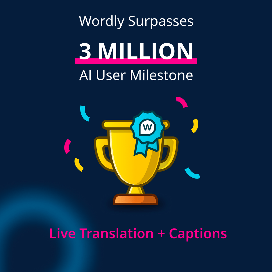 AI Translation & Captions for Meetings and Events | Wordly