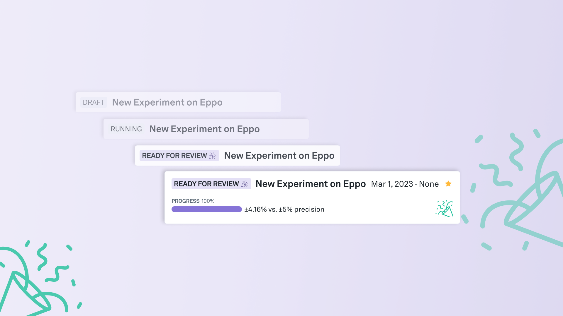 Introducing Eppo's New Progress Bar - Eppo Blog