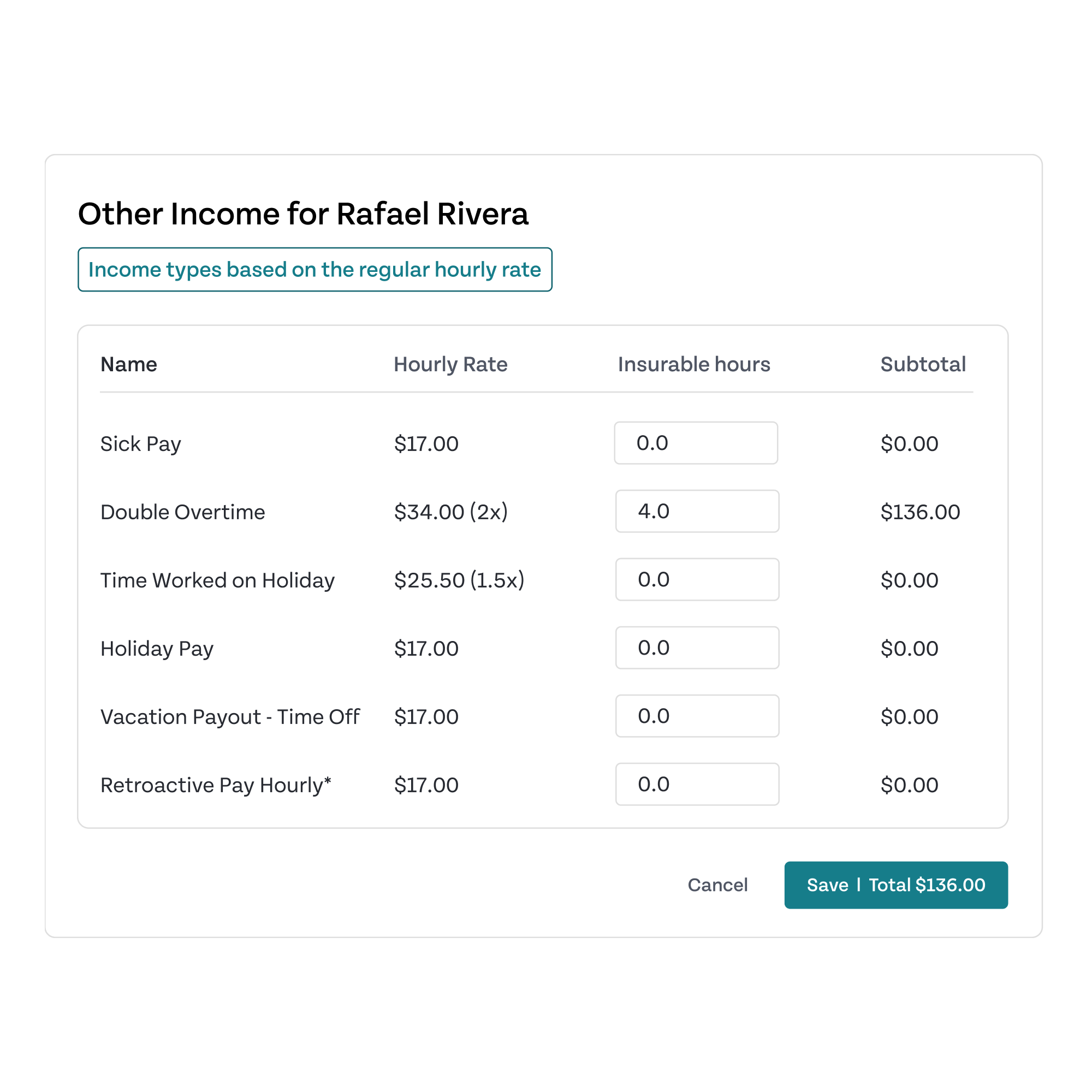 Payroll