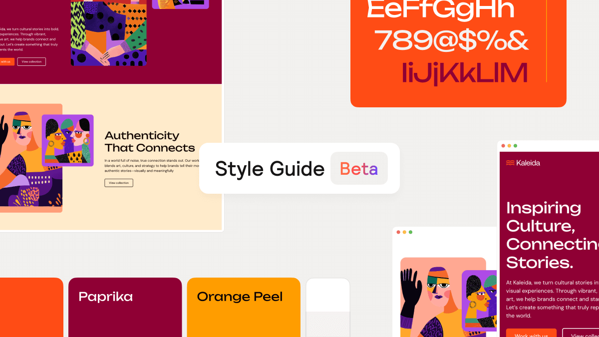 Relume — On-brand Design Concepts in Minutes | AI Style Guide Builder