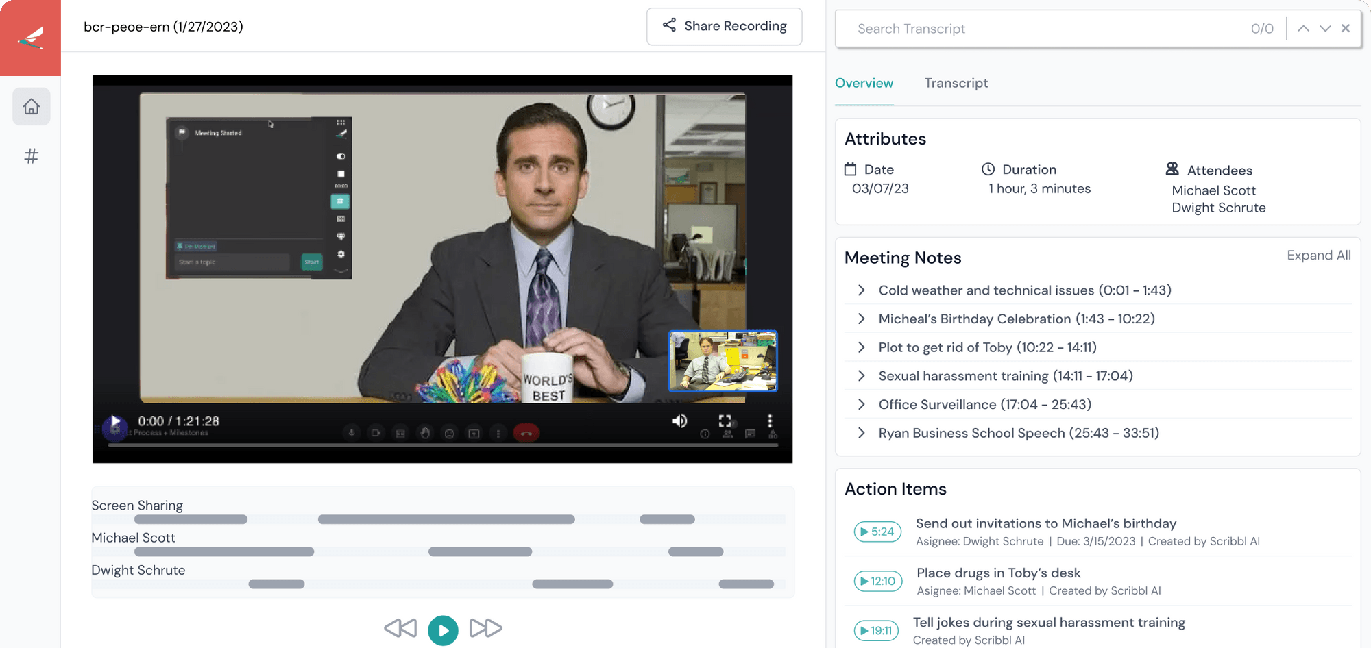 Scribbl - AI Meeting Note Taker