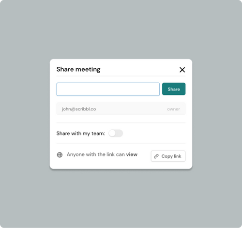 Scribbl - AI Meeting Note Taker
