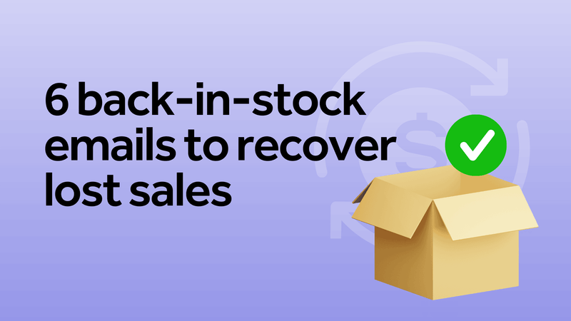 6 back-in-stock email examples [+ subject lines] to recover lost sales ...