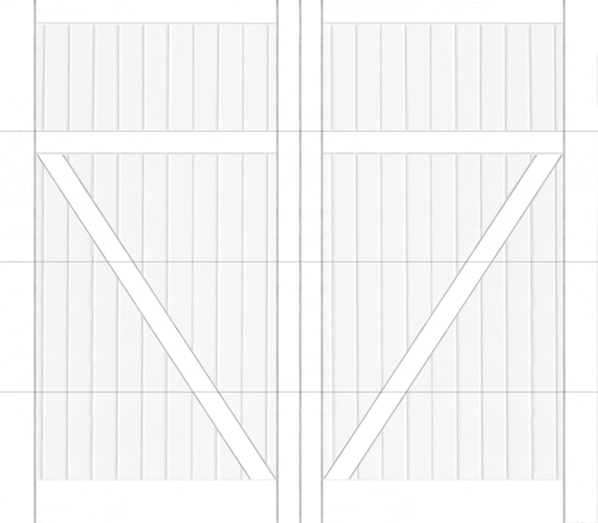 Raised Steel Panel Residential Garage Door | Midland Garage Door