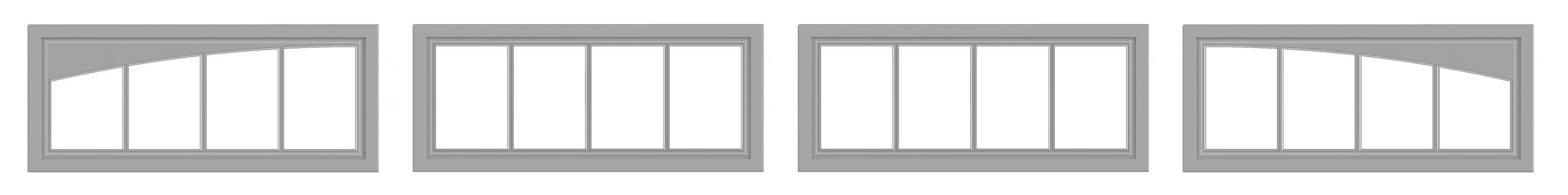 Smooth & V-Groove Overlay Residential Garage Door | Midland Garage Door