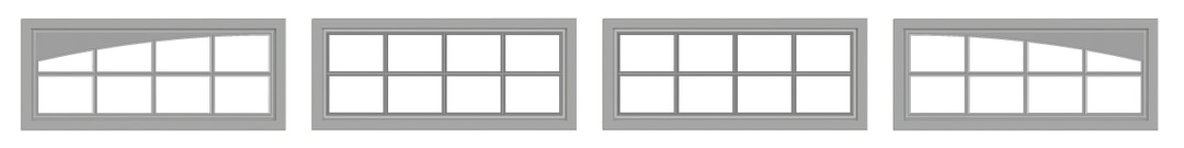 Smooth & V-Groove Overlay Residential Garage Door | Midland Garage Door