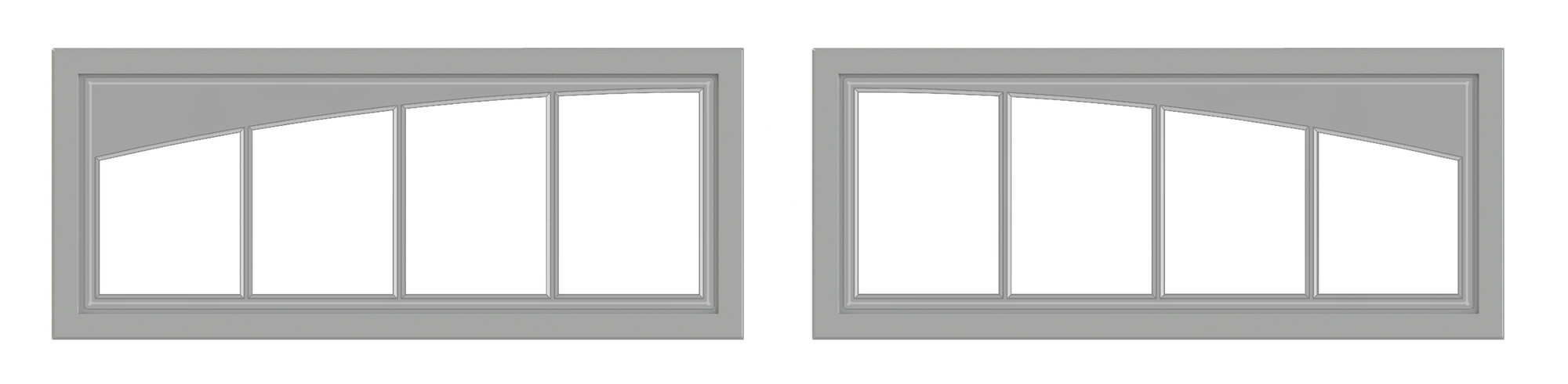 Smooth & V-Groove Overlay Residential Garage Door | Midland Garage Door