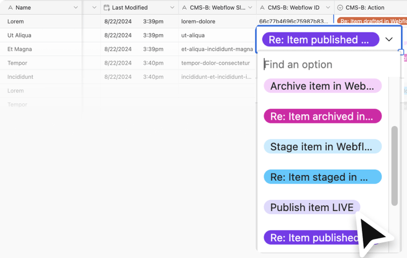 Products and Apps for Webflow