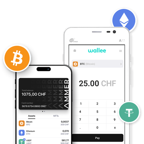 Ammer Pay (wallee Terminal App) | Zahlungsterminals für Kryptowährungen.