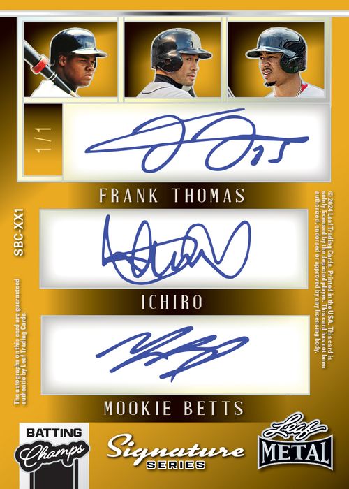 2024 Leaf Signature Series Metal Multi-Sport - Leaf Trading Cards