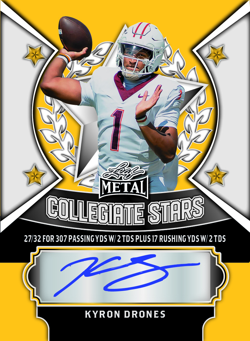 2025 Leaf Collegiate Stars Metal - Leaf Trading Cards