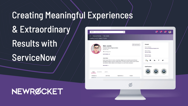 ServiceNow Intranet & Digital Workplace Experience Solutions | NewRocket