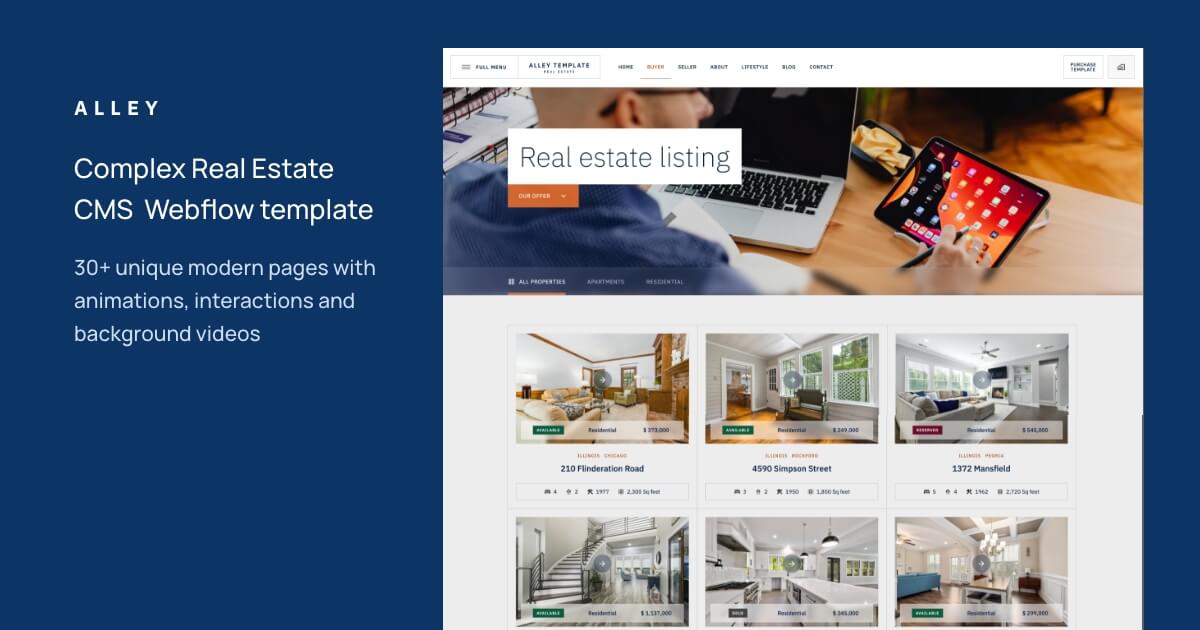 Symbols | Alley Real Estates Template