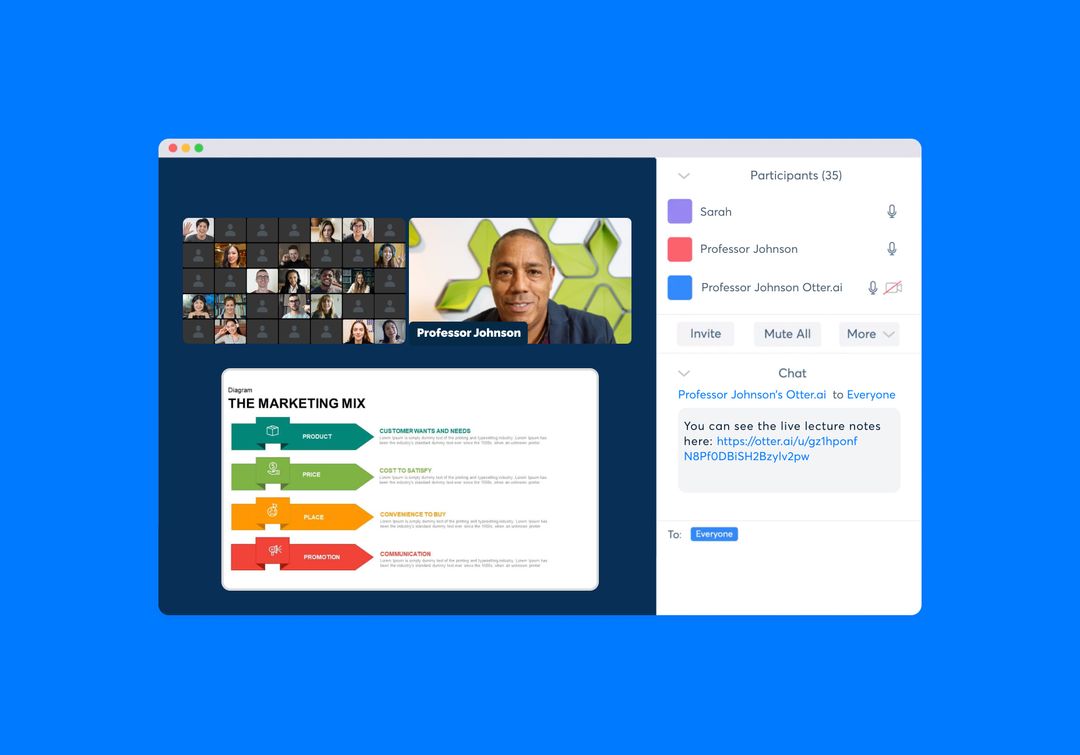 Lecture Notes - Real-time for Students & Teachers | Otter.ai