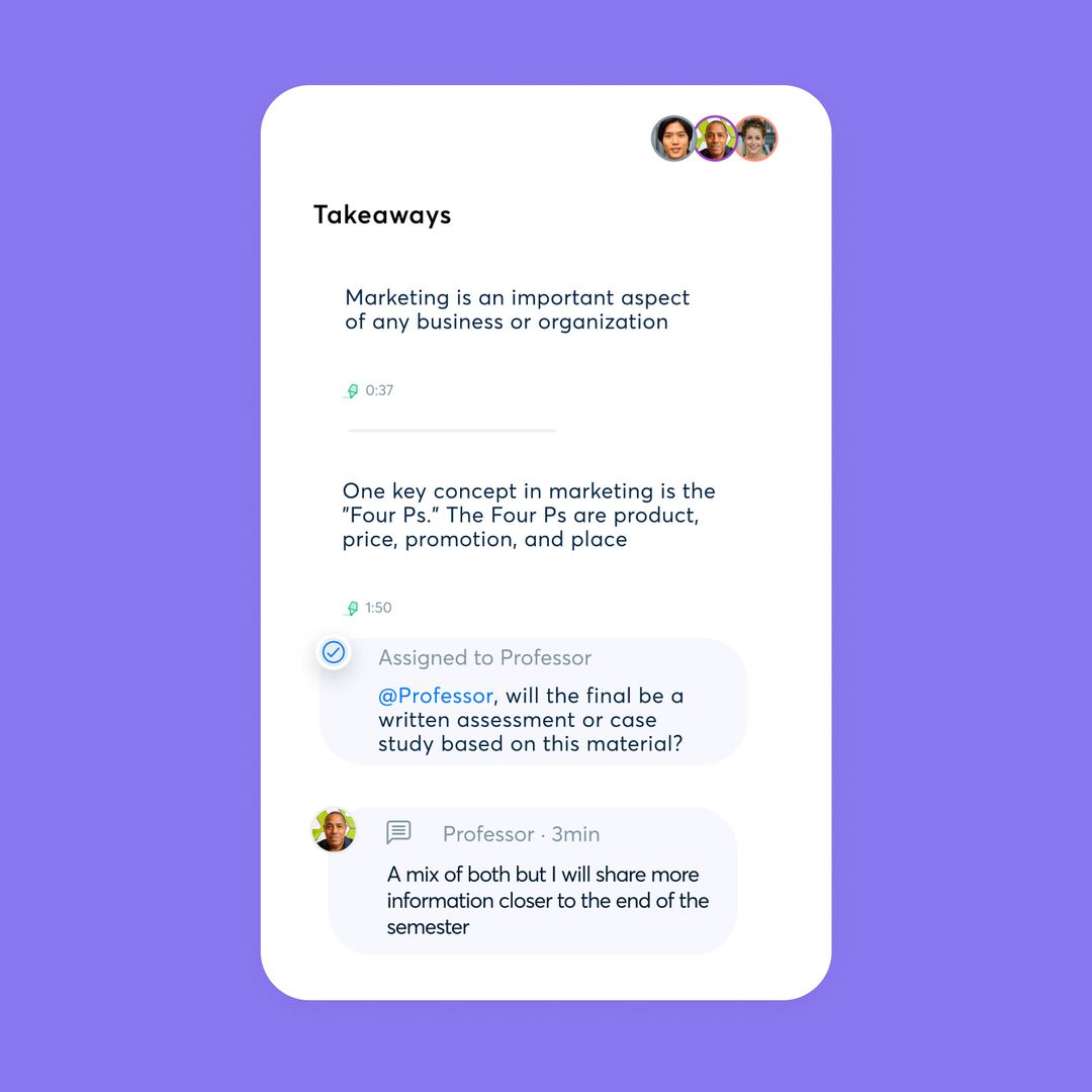 Lecture Notes - Real-time for Students & Teachers | Otter.ai