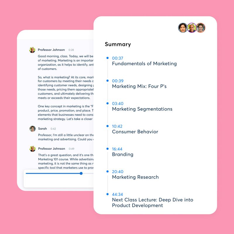 Lecture Notes - Real-time for Students & Teachers | Otter.ai