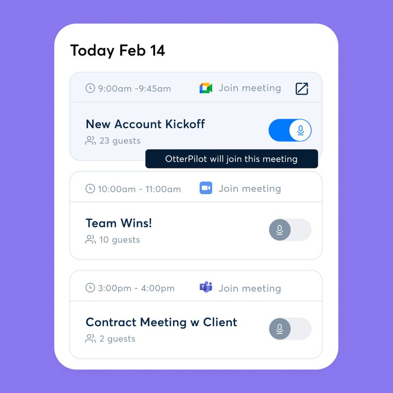 Meeting Notes - Real-time, Shareable, Secure | Otter.ai