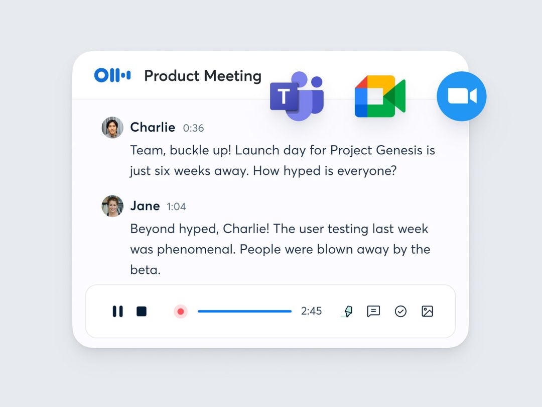 Otter Meeting Agent - AI Notetaker, Transcription, Insights