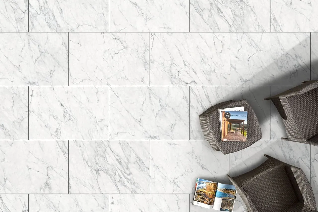 Porcea Carrara - Porcea Stone l Outdoor Porcelain Tiles