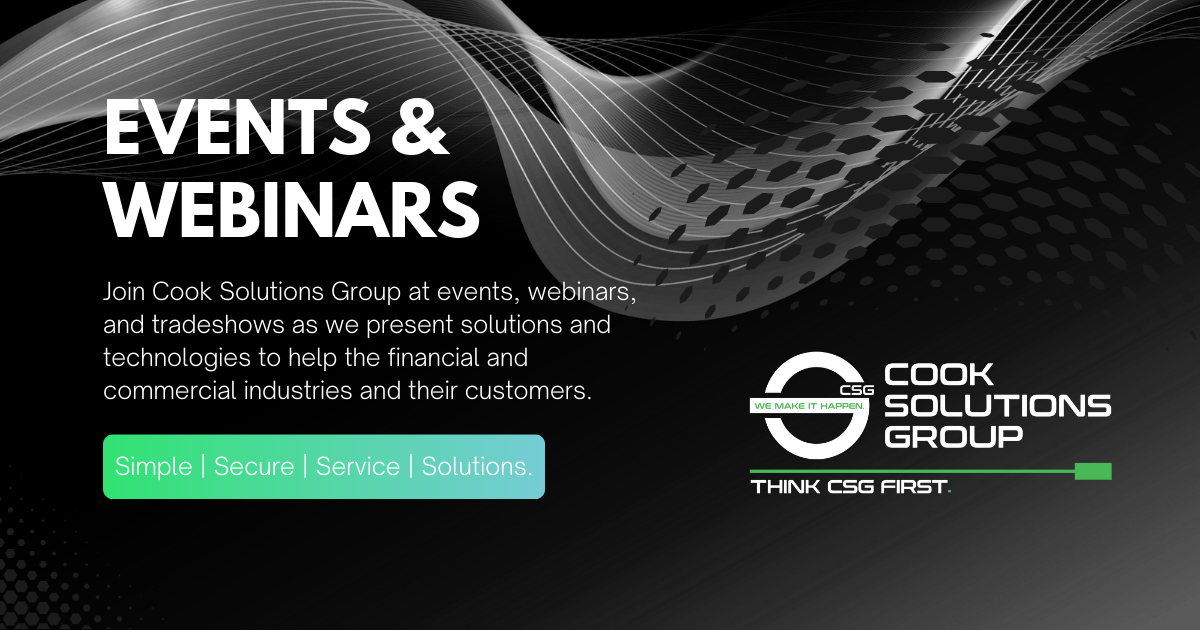 Events & Webinars | Cook Solutions Group